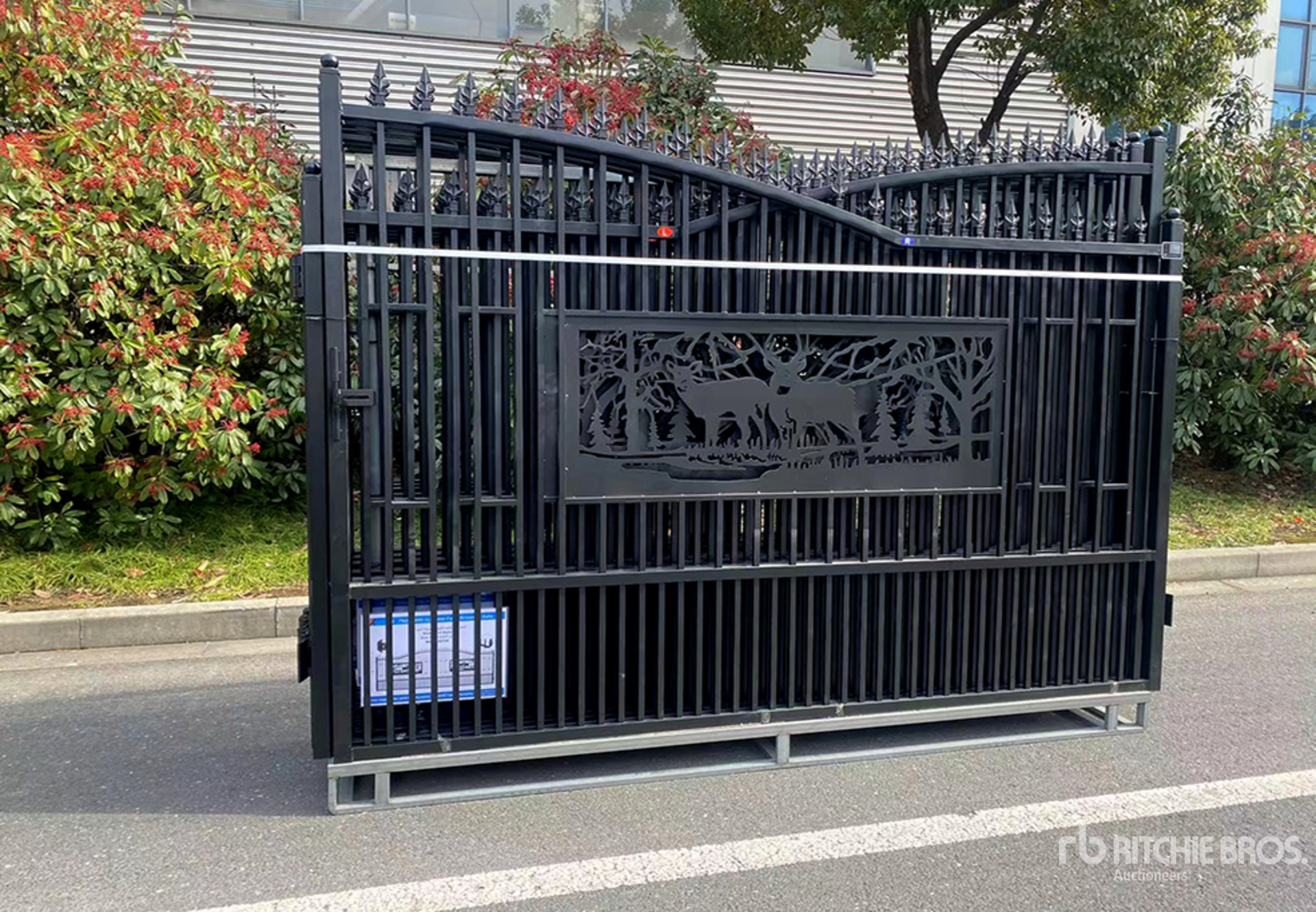 Quantity of (6) 2025 KJ K0720-6 20 ft Wrought Iron Bi-Parting Driveway ...