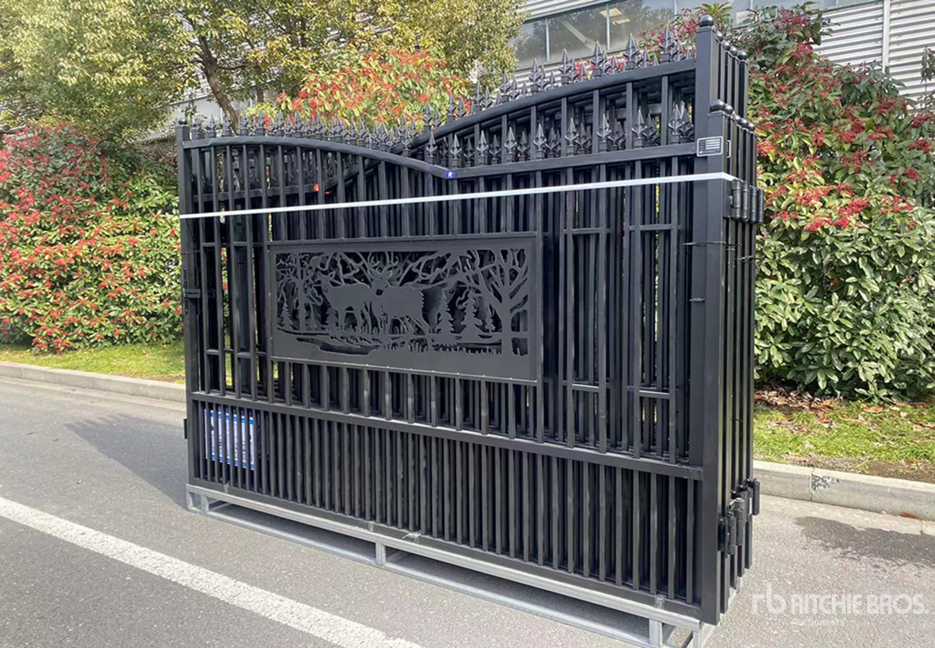 Quantity of (6) 2025 KJ K0720-6 20 ft Wrought Iron Bi-Parting Driveway ...