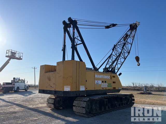 2000 Manitowoc 222 100 ton Lattice-Boom Crawler Crane in Boonville ...