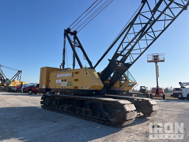2000 Manitowoc 222 100 ton Lattice-Boom Crawler Crane in Boonville ...