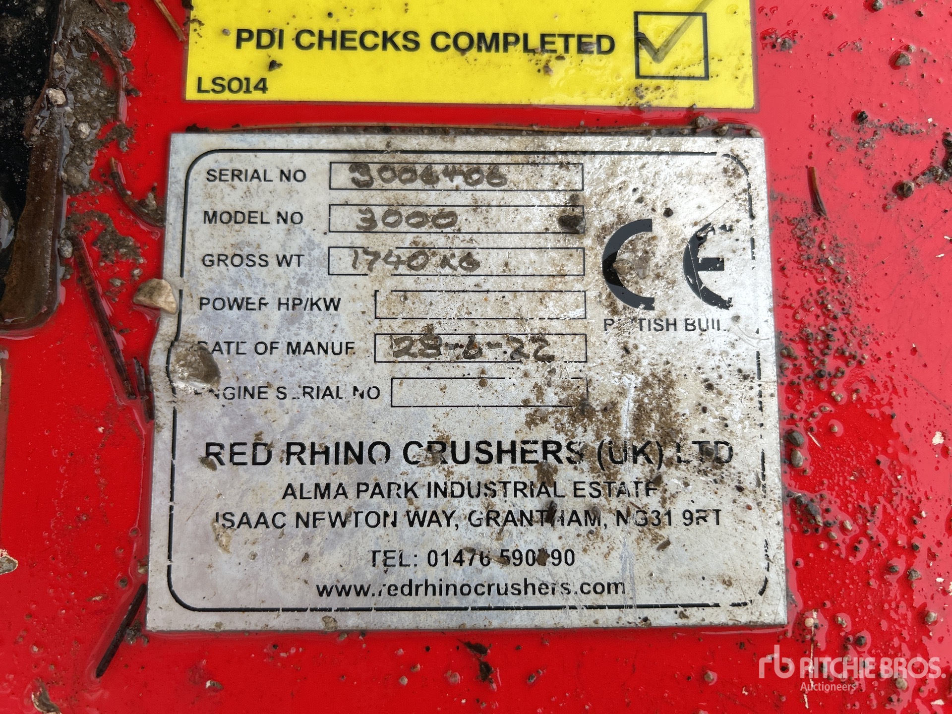2022 Red Rhino 3000 Skid Steer Jaw Crusher | Ritchie Bros. Auctioneers