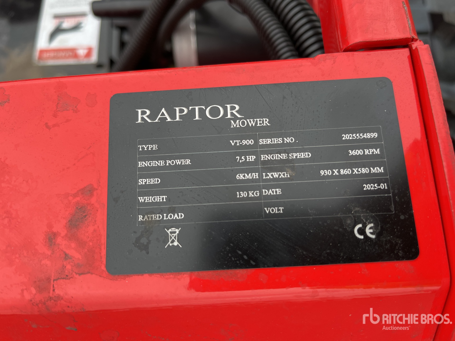 2025 Raptor VT900 Lawn Mower | Ritchie Bros. Auctioneers