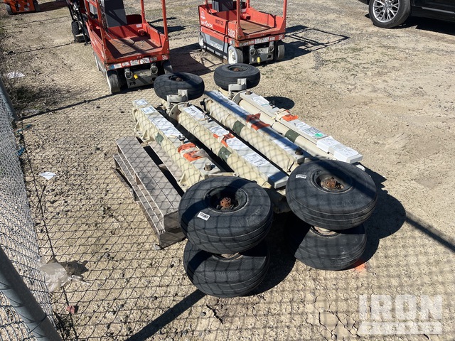 Qty. (4) Container Shelter Lifting Caster Wheel Jacks in Dunnigan ...