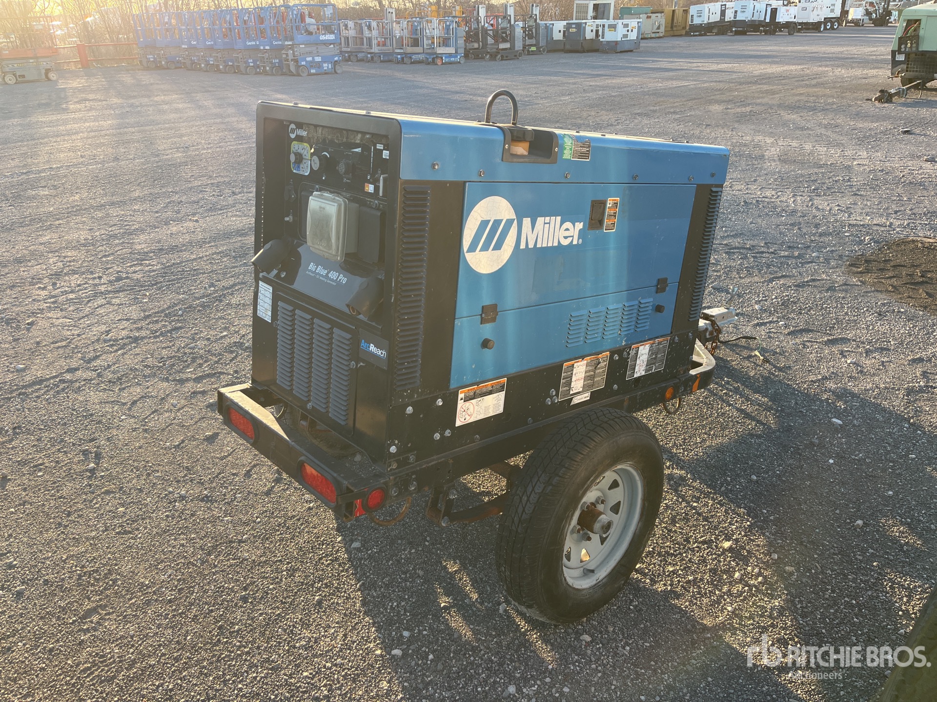 2019 Miller Big Blue 400 Pro 300 A Mobile Multi-Process Engine Driven ...