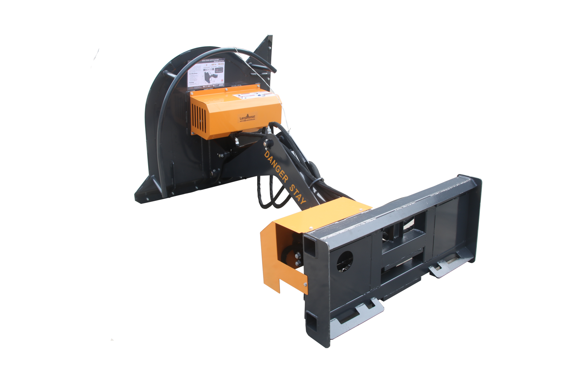 2024 Landhonor ABC-13-125A Articulating Skid Steer Brush Cutter (Unused ...