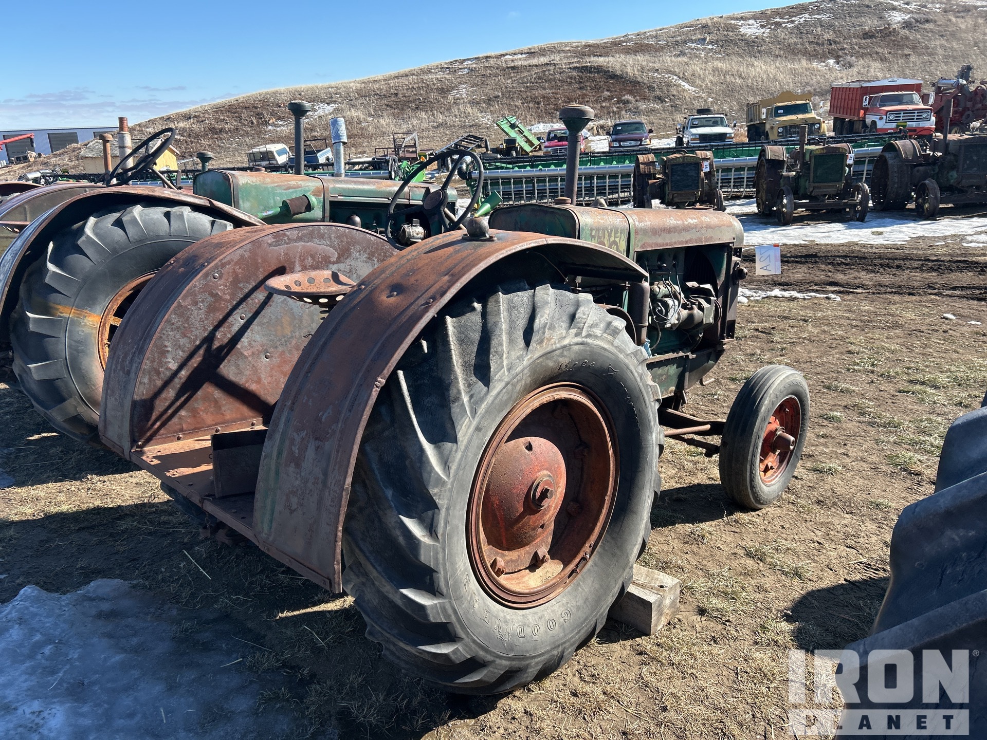 1939 Oliver 80 2WD Narrow Front Row Crop Antique Tractor (Inoperable ...