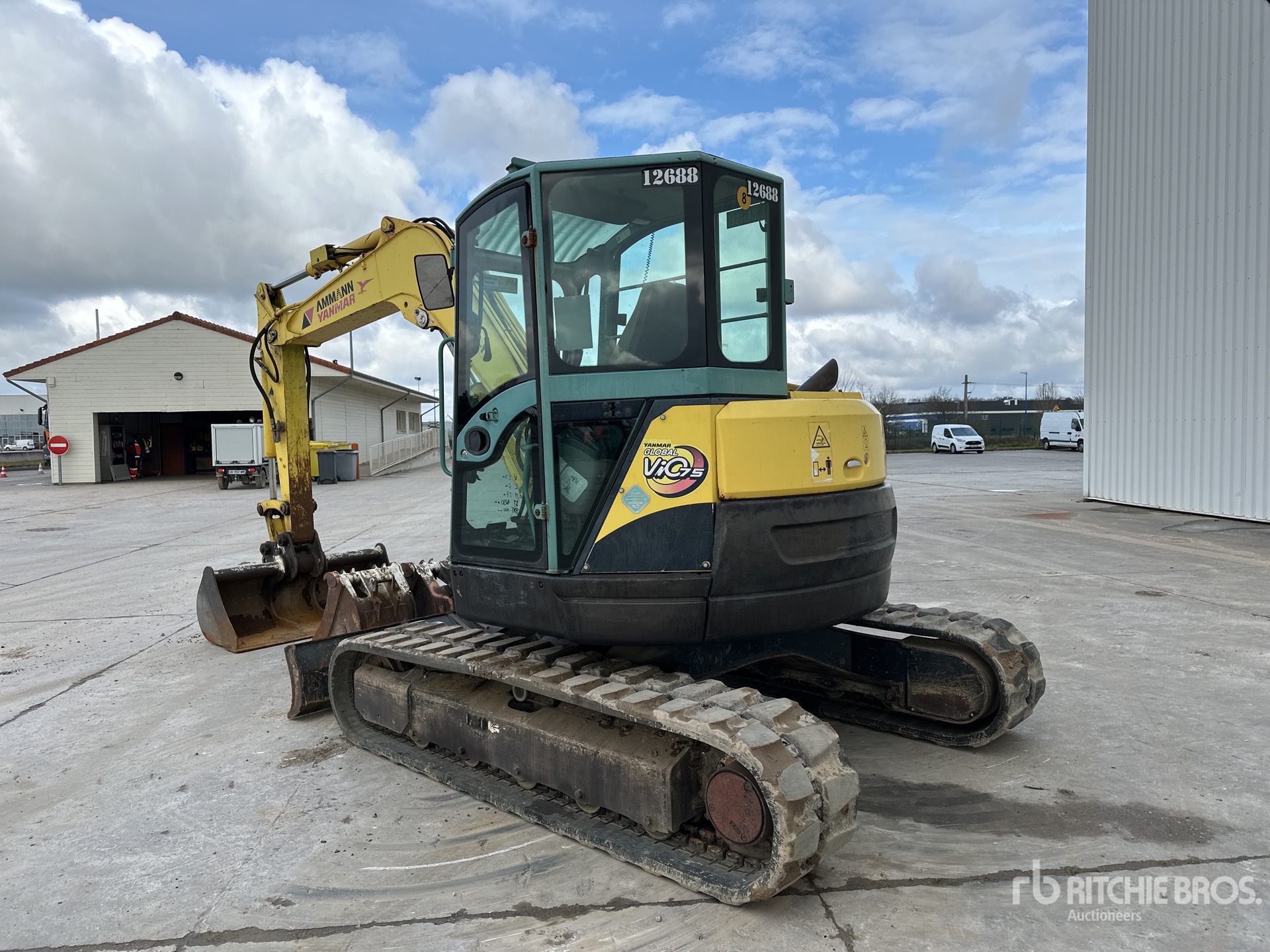 2009 Yanmar VIO75-A Midi-Pelle Tracked Excavator | Ritchie Bros ...