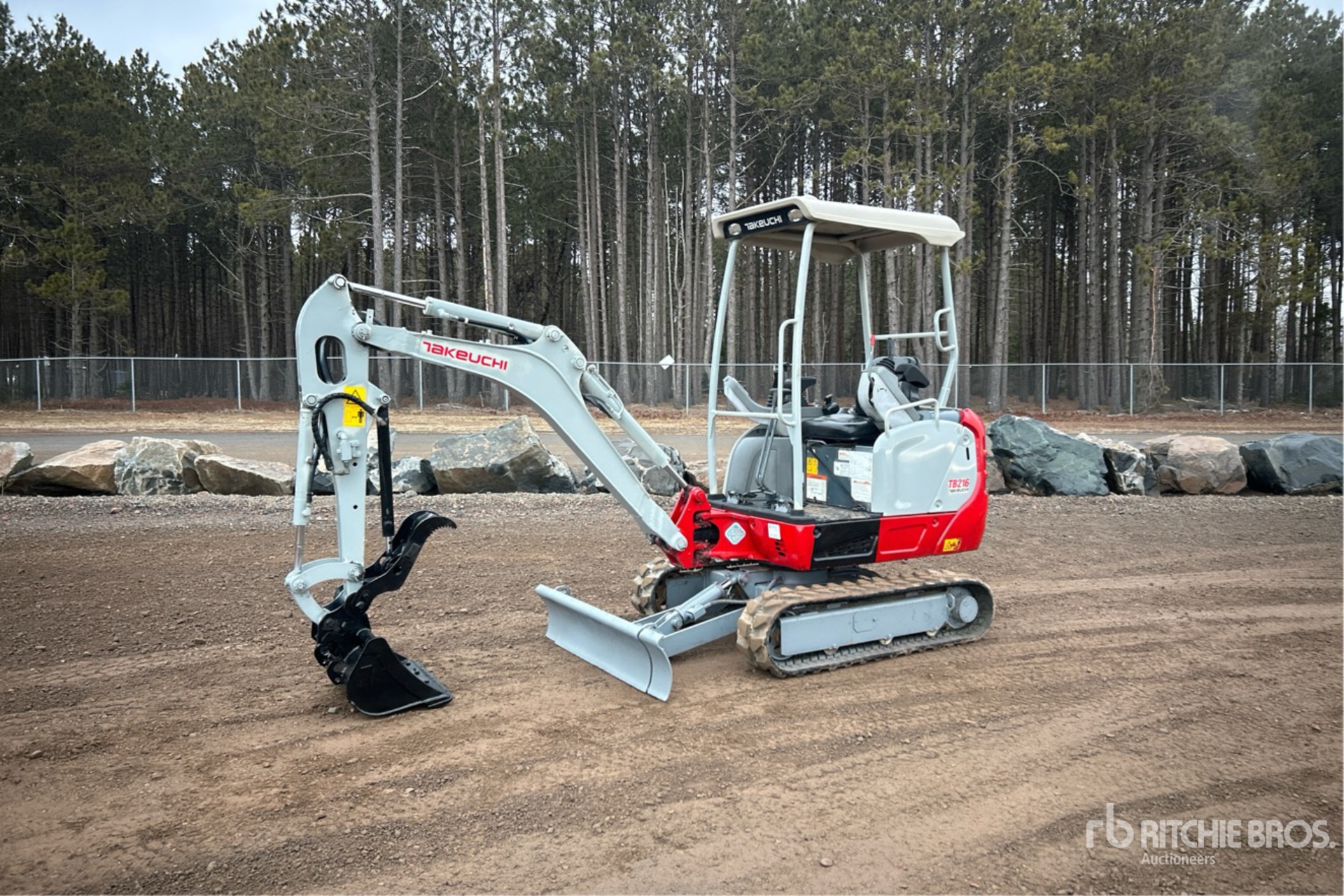 2019 Takeuchi TB216 Mini Excavator | Ritchie Bros. Auctioneers