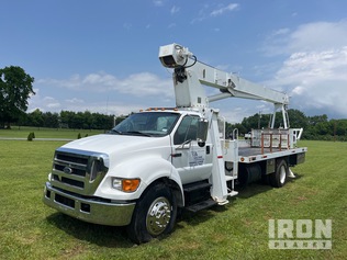 Altec AC18-70 36000 lb Straight Boom on 2005 Ford F750 XLT 4x2 Flatbed ...