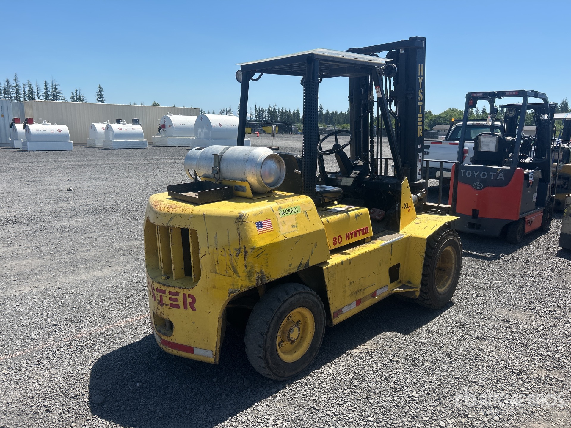 1996 Hyster H90XLS 9000 lb Pneumatic Tire Chariot Élévateur | Ritchie ...