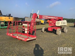 2016 MEC 60-J 4WD Electric Articulating Boom Lift in Butner, North ...