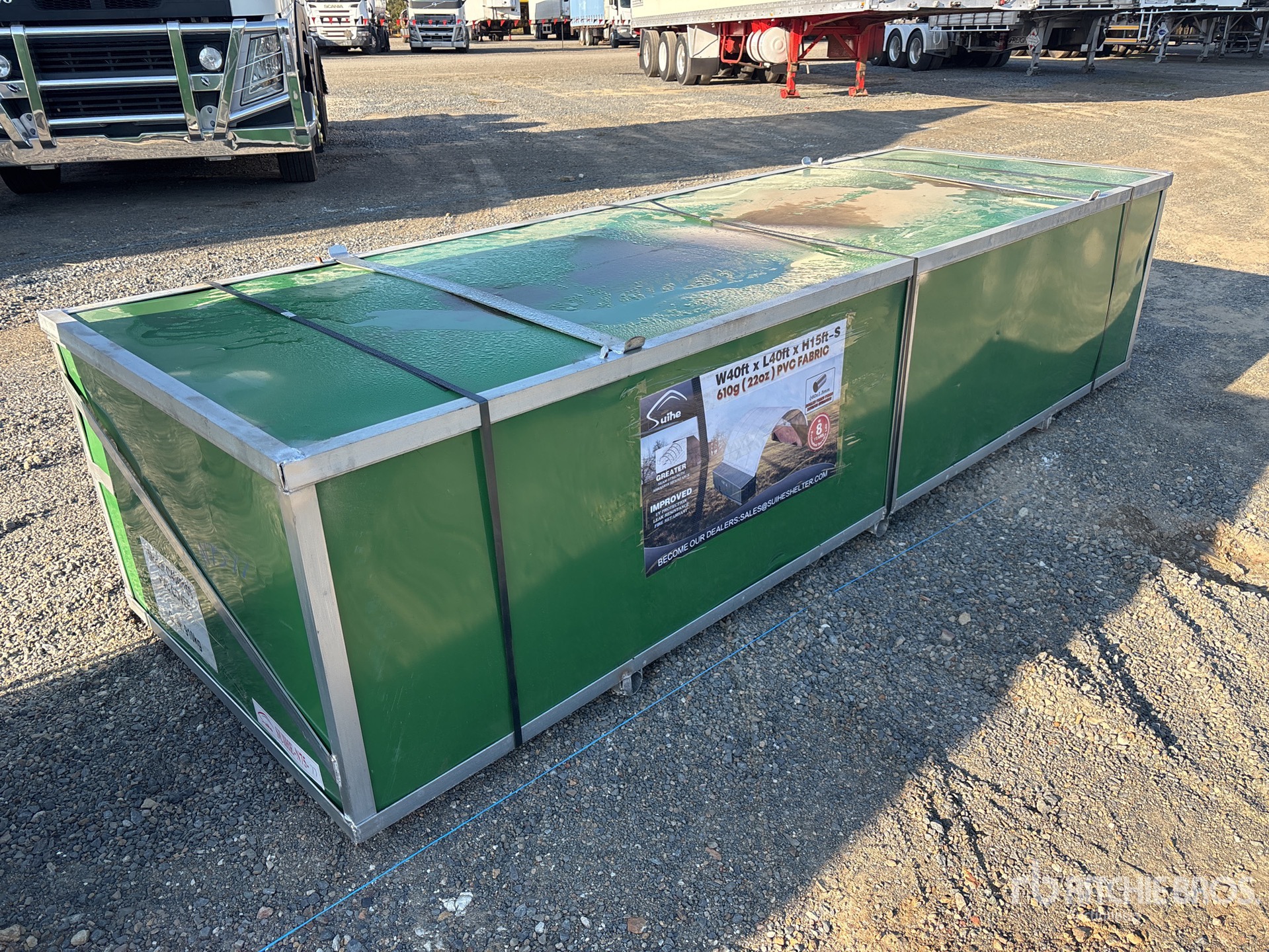 Suihe 40 ft x 40 ft x 15 ft Container Shelter (Unused) | Ritchie Bros ...