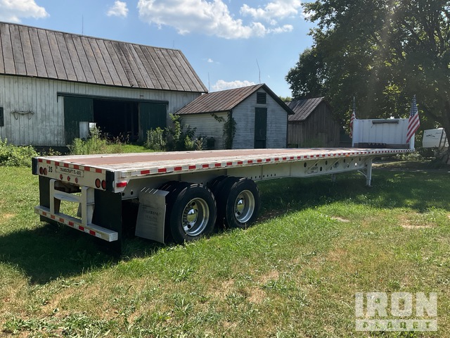 2000 Transcraft 45 ft T/A Flatbed Trailer i Holland Patent, New York, USA (IronPlanet Europe ...