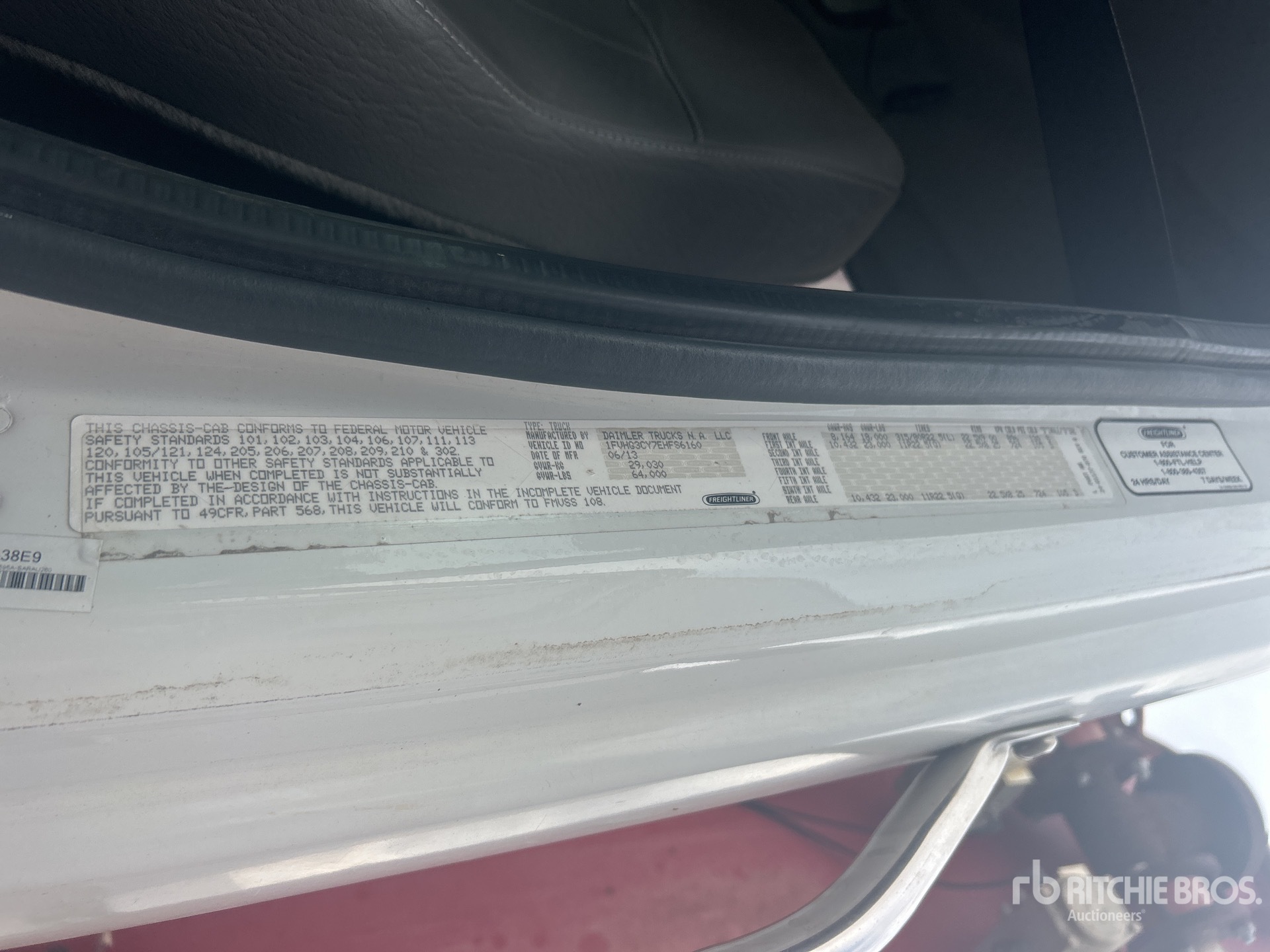 2014 Freightliner 114SD 6x4 Vacuum Excavator Truck (Inoperable ...