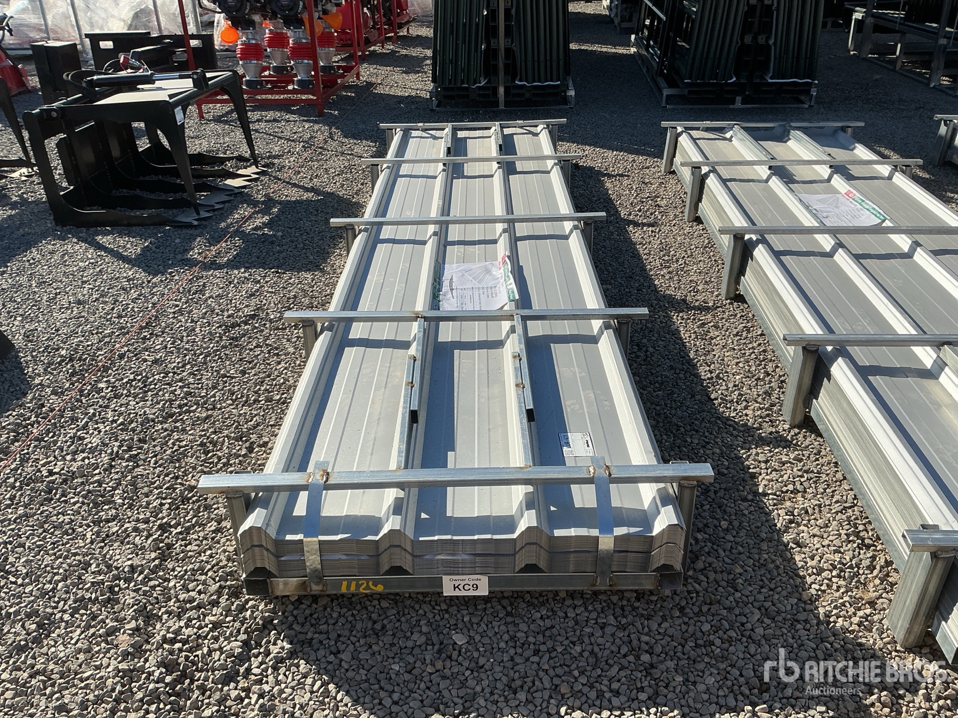 Quantity of (150) 2026 KJ K084 Galvalume Corrugated Steel Sheets Steel ...