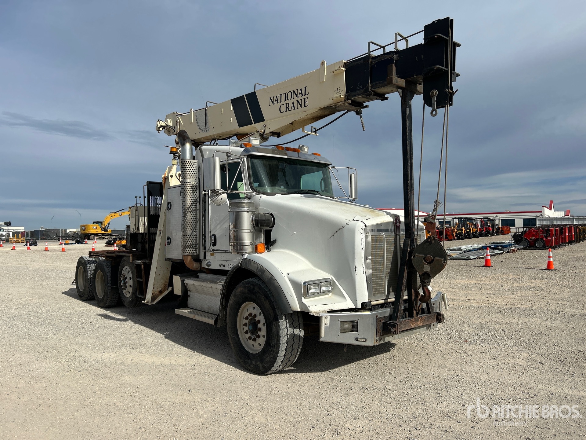 National 600E2 20 ton Straight Boom on 2010 Kenworth T800 8x4 Camión ...