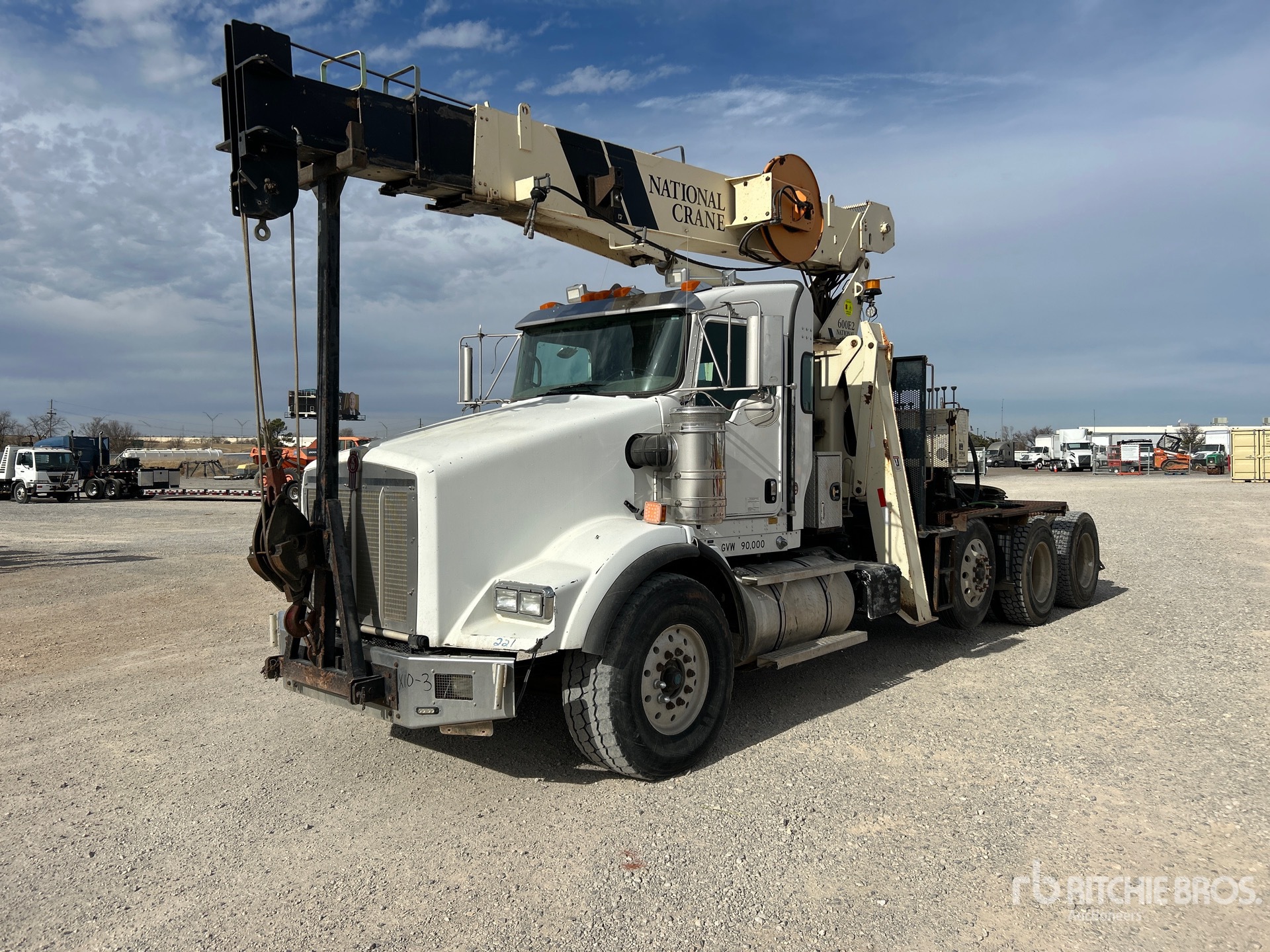 National 600E2 20 ton Straight Boom on 2010 Kenworth T800 8x4 Camión ...