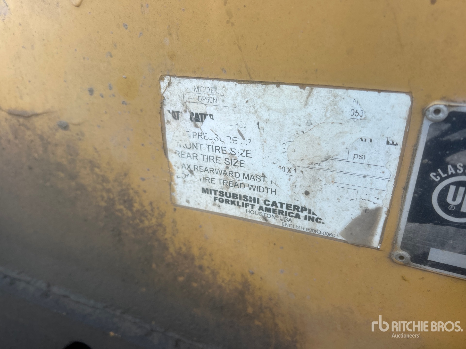 Cat DP50NT Pneumatic Tire Forklift | Ritchie Bros. Auctioneers