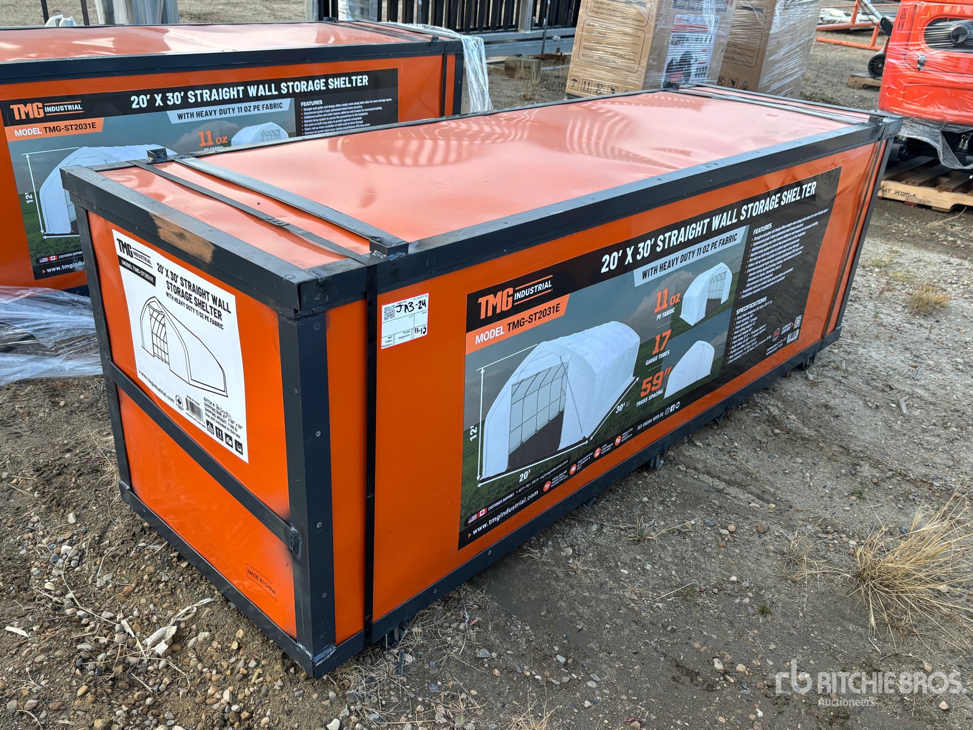 2025 TMG ST2031E 20 ft x 30 ft Straight Wall Storage Building (Unused ...