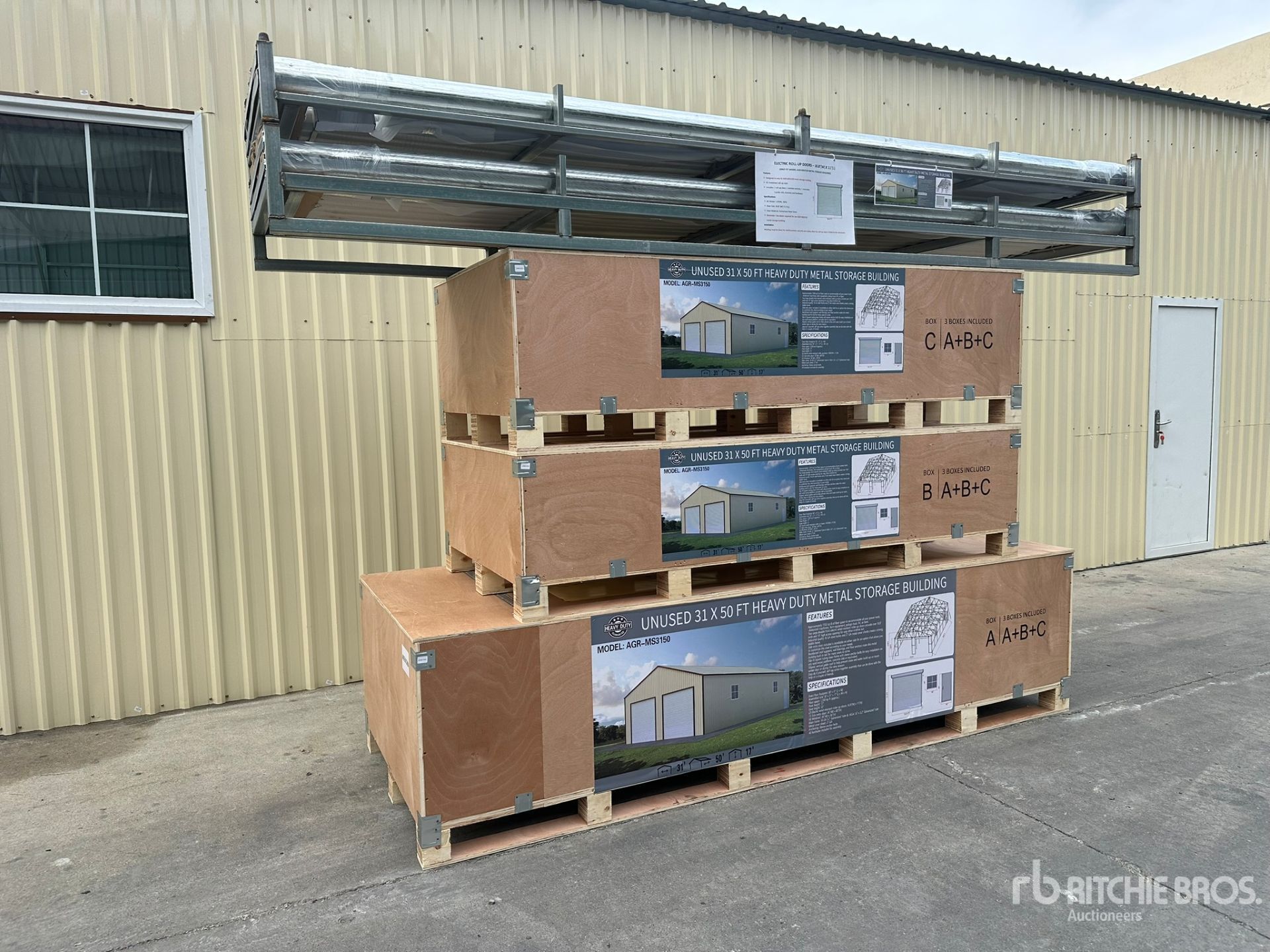 2025 AGR-MS3150 31 ft x 50 ft Metal Storage Building (Unused) | Ritchie ...