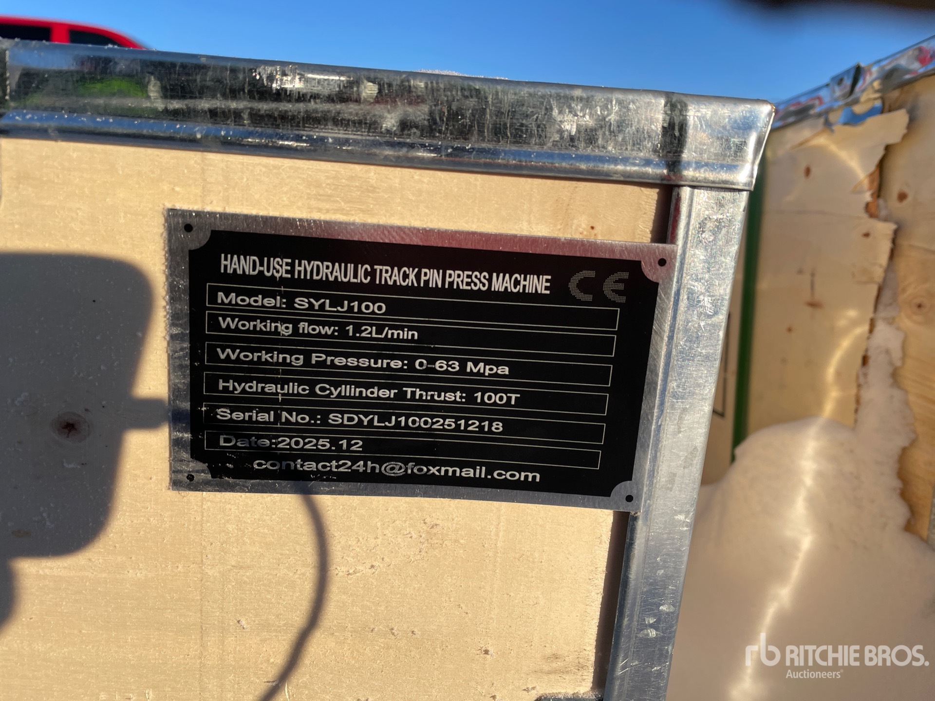 Quantity of (1) Boxes of 2026 SKLP SK-SYLJ100 Hand-Use Hydraulic Track ...