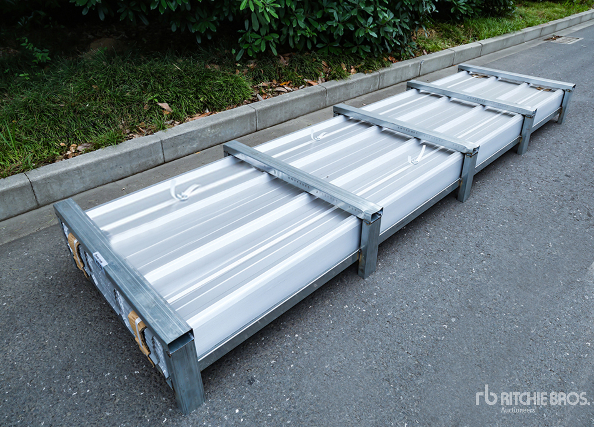 Quantity of (150) 2026 KJ K084 35 in x 12 ft Galvalume Corrugated Steel ...