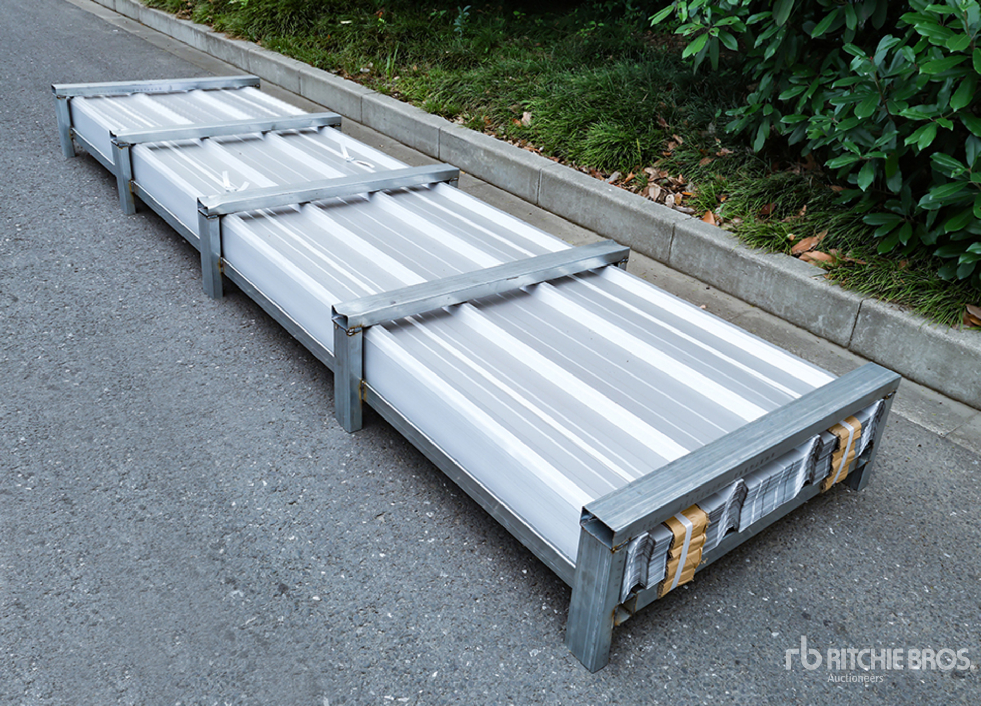 Quantity of (150) 2026 KJ K084 35 in x 12 ft Galvalume Corrugated Steel ...