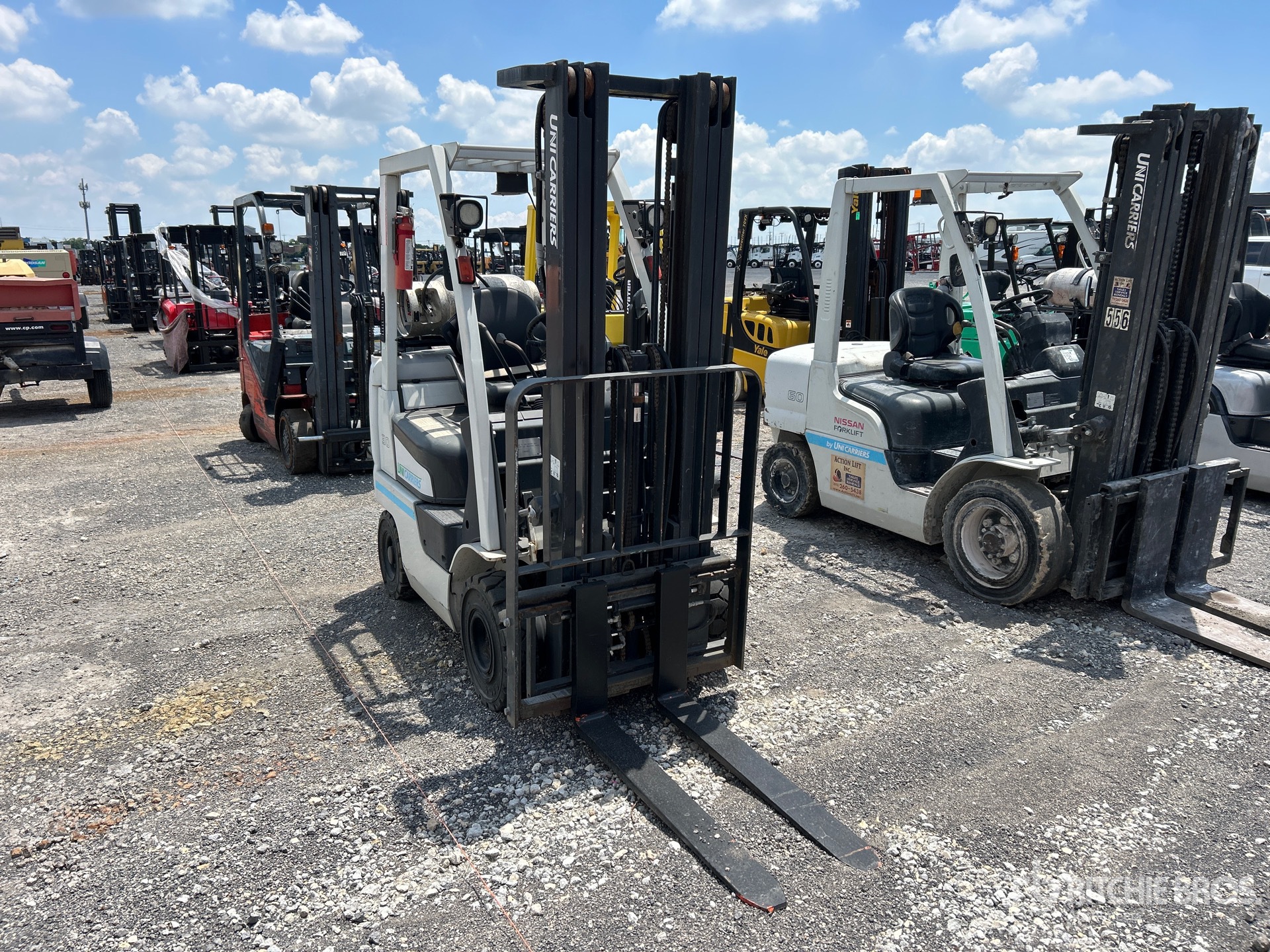 UniCarriers MP1F1A15LV 2100 lb Pneumatic Tire Forklift | Ritchie Bros ...