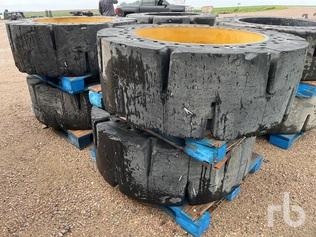 Quantity of (4) Setco 8878 Aperture Wheel Loader Tires - 90% Tires in ...